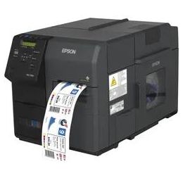 Epson ColorWorks C7500, Cutter, Disp., USB, Ethernet, schwarz, C31CD84012