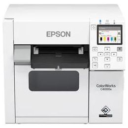 Epson ColorWorks C4000, Mattschwarze Tinte, Cutter, ZPLII, USB, Ethernet, C31CK0...