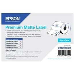 Epson Etikettenrolle, Normalpapier, 102x76mm, C33S045723