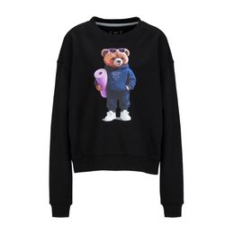 19V69 Italia Sweatshirt 'Big Teddy' female Black size XS