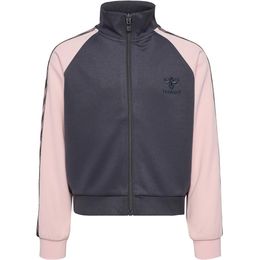 Hummel Sweatjacke M&auml;dchen Gr&ouml;&szlig;e 104 graphit / rosa