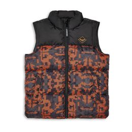 Threadboys Weste 'Rafferty' Jungen Gr&ouml;&szlig;e 116 braun / ocker / grau / schwarz