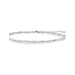 Luxenter Armband 'Ferdnan' Damen Gr&ouml;&szlig;e 19 cm silber