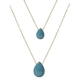 Luxenter Kette 'Abelia' Damen Gr&ouml;&szlig;e Onesize blau