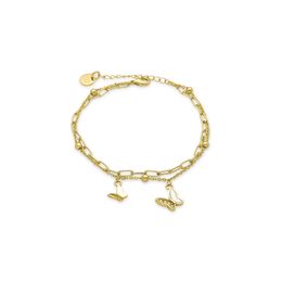 Luxenter Armband 'Tiek' Damen Gr&ouml;&szlig;e 17 cm gold