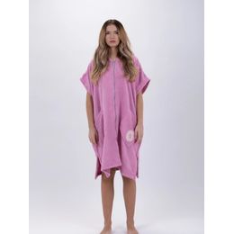 Pacifique Sud Sport-Bademantel 'Surf Rosa' Damen Gr&ouml;&szlig;e M/L hellpink