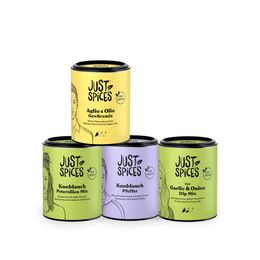 Just Spices Knoblauch Gew&uuml;rzset - Gew&uuml;rzmischungen | 100% nat&uuml;rliche Zutaten | Gew&uuml;rzsets | Geschenkideen