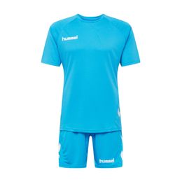 Hummel Trainingsanzug Herren Gr&ouml;&szlig;e XL azur / wei&szlig;