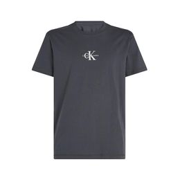 Calvin Klein Jeans T-Shirt Herren Gr&ouml;&szlig;e 5XL dunkelgrau / wei&szlig;