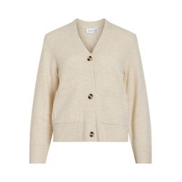 Vila Strickjacke Damen Gr&ouml;&szlig;e L beige