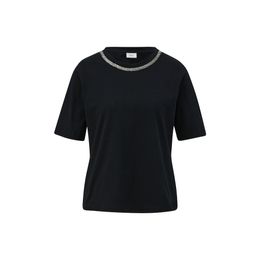 s.Oliver BLACK LABEL T-Shirt Damen Gr&ouml;&szlig;e XS schwarz / silber