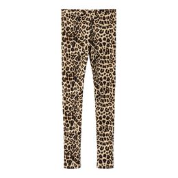 name it Leggings M&auml;dchen Gr&ouml;&szlig;e 140 braun / cappuccino / schwarz