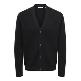 Only & Sons Only & Sons Strickjacke 'ONSting' Herren Gr&ouml;&szlig;e M schwarz