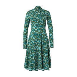 Blutsgeschwister Kleid 'Shalala Tralala Shawl' Damen Gr&ouml;&szlig;e 40 oliv / petrol / mint / tanne Winterkleid