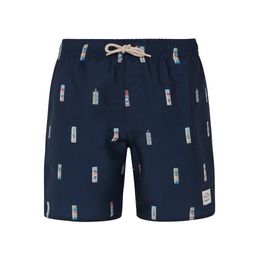 Protest Badeshorts 'PRTBITMAP JR' Jungen Gr&ouml;&szlig;e 164 blau