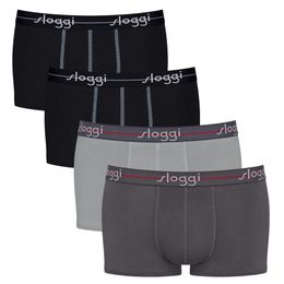 Sloggi Boxershort Herren Gr&ouml;&szlig;e M grau / schwarz