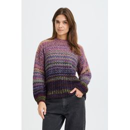 Pulz Pullover 'PZNatascha' Damen Gr&ouml;&szlig;e S/M indigo / oliv / beere / bordeaux