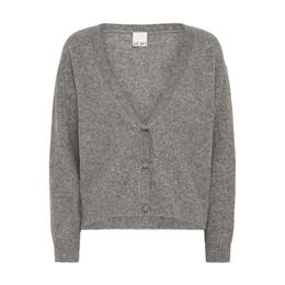 Ichi Knit Cardigan female Grey size XXXL