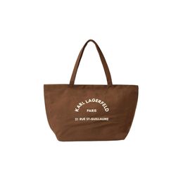 K by KARL LAGERFELD Karl Lagerfeld Shopper 'Rue St-Guillaume' Damen Gr&ouml;&szlig;e One Size hellblau / wei&szlig;