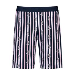 Mey Pyjamashorts 'Marble Muse' Herren Gr&ouml;&szlig;e M navy / grau / melone / wei&szlig;