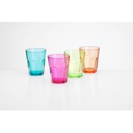Trinkgläser Soda 340 ml 4er Set bunt - Gläser von Flamefield