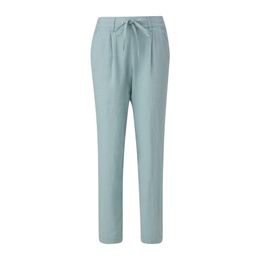 Qs Pleat-Front Pants female Green size 38
