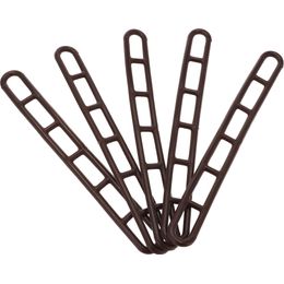 Berger Leiter-Abspannelement, 5er-Pack Braun - Zeltheringe & Abspannmaterial