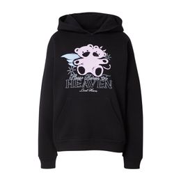 LOCAL HEROES Sweatshirt 'RETURN TO HEAVEN OFF' Damen Gr&ouml;&szlig;e M hellblau / pastellpink / schwarz / wei&szlig;