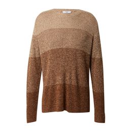 DAN FOX APPAREL Pullover 'Elia' Herren Gr&ouml;&szlig;e M braun / cappuccino / hellbraun