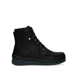 Wolky Lace-Up Ankle Boots female Black size 39,5