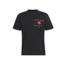 Calvin Klein T-Shirt Herren Gr&ouml;&szlig;e S rot / schwarz / wei&szlig;