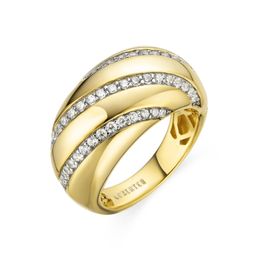 Luxenter Ring 'VIKAI' Damen Gr&ouml;&szlig;e 54 goldgelb