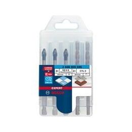 Bosch EXPERT HEX-9 HardCeramic Bohrer Mixed-Set, &Oslash; 6mm, Bohrer-Satz 5-teilig, inkl. 2 CYL-3-Betonbohrer