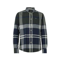Barbour Hemd 'Dunoon' Herren Gr&ouml;&szlig;e XXL marine / grau / oliv / pastellgr&uuml;n