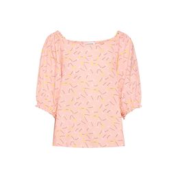EDITED Bluse 'Rixa' Damen Gr&ouml;&szlig;e XL braun / gelb / rosa