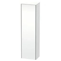 Duravit XSquare Hochschrank, 1 T&uuml;r Anschlag rechts, 4 Glasfachb&ouml;den, 500x1776x356mm, XS1313R1818, Farbe: Wei&szlig; Matt Dekor