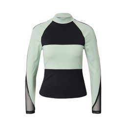 ABOUT YOU X Sofia Tsakiridou Sportshirt 'Cora' Damen Gr&ouml;&szlig;e L mint / schwarz