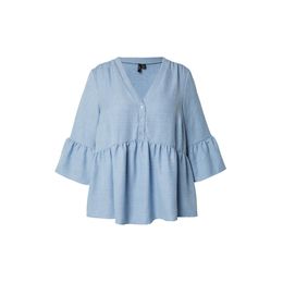 Vero Moda Curve Bluse 'VMCMelony' Damen Gr&ouml;&szlig;e 7XL hellblau