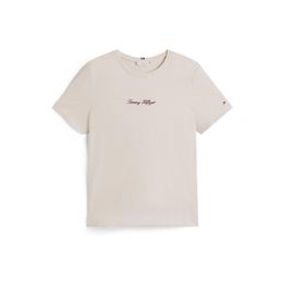 Tommy Hilfiger T-Shirt 'Classic' Damen Gr&ouml;&szlig;e XXL ecru / bordeaux