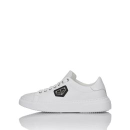 Philipp Plein Sneaker 'Iconic Plein' Herren Gr&ouml;&szlig;e 48 wei&szlig;