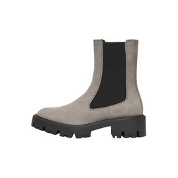Only Chelsea Boots 'ONLBETTY' Damen Gr&ouml;&szlig;e 36 greige / schwarz Winterschuhe