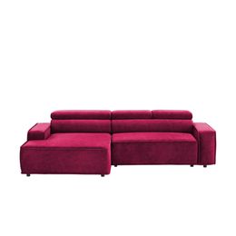 Twist Ecksofa Liam rot Maße (cm): B: 282 H: 77 T: 173.0 » Möbel Kraft