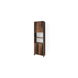 M&ouml;bel Kraft Hochschrank holzfarben Ma&szlig;e (cm): B: 56,1 H: 190 &raquo; M&ouml;bel Kraft