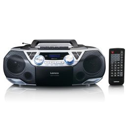 Lenco XXL DAB+ Radiorekorder SCD-720SI mit CD, Kassette, Bluetooth und USB