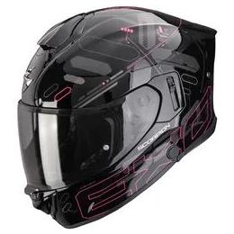 Scorpion EXO-530 Air Fond Integralhelm Schwarz / Pink XS