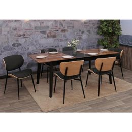 6er-Set Esszimmerstuhl MCW-O45, Bugholz Stoff (370g/m&sup2;) &Ouml;ko-Tex MVG-zertifiziert ~ natur, dunkelgrau