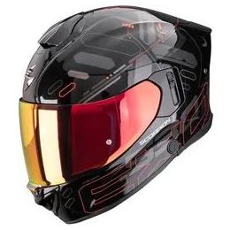 Scorpion EXO-530 Air Fond Integralhelm Metallic / Schwarz / Rot S