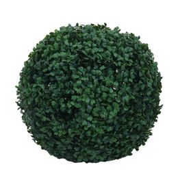 K&uuml;nstlicher Busch MCW-O96, Buchskugel Dekopflanze Buchsbaumkugel Kunstpflanze Buxus, Outdoor, Polyethylen &Oslash; 33cm