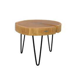 holz4home® Couchtisch aus einer Baumscheibe Eiche L