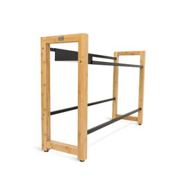holz4home® Getränkekistenregal Bambus - 4 Kisten breit 4 Kisten - Breit